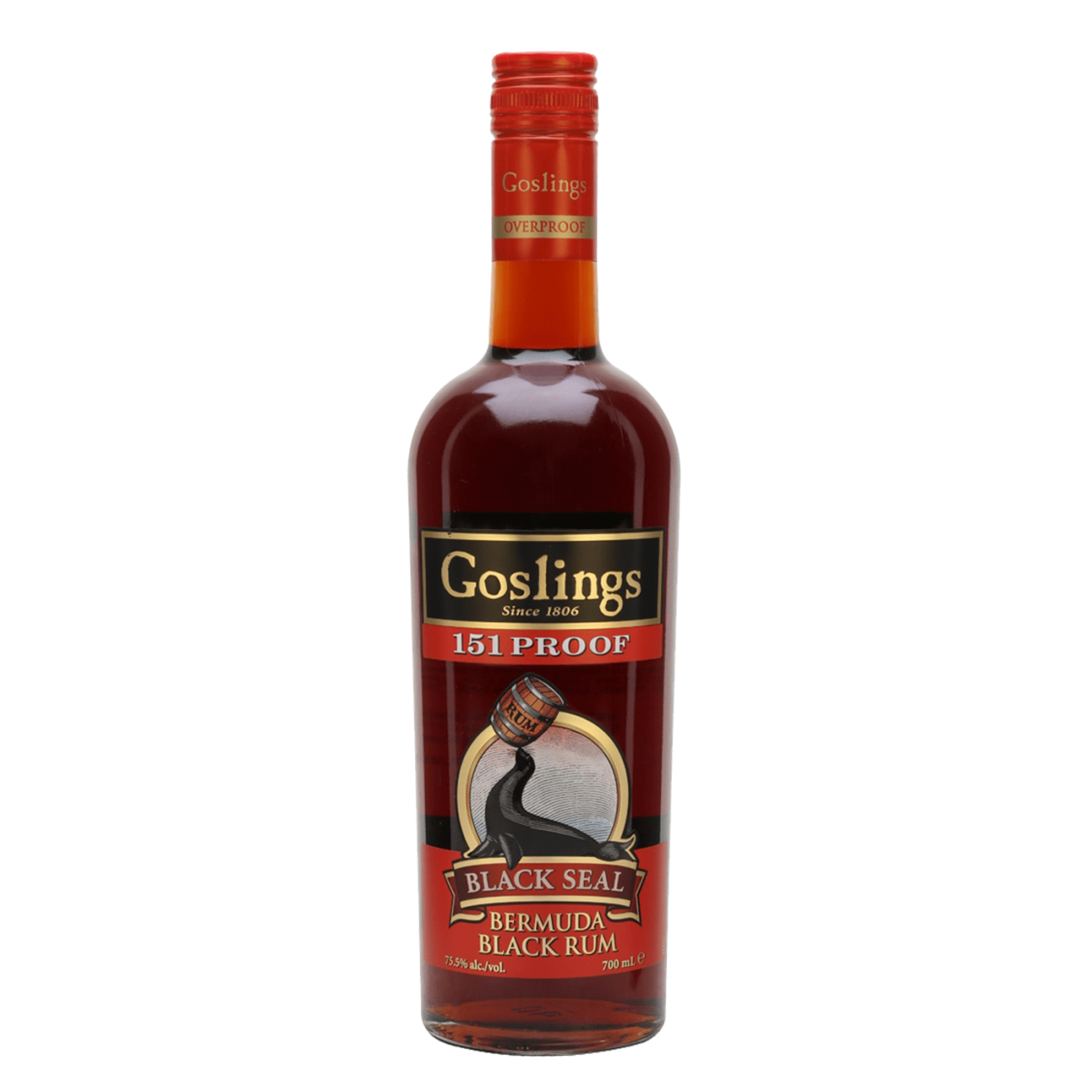 Goslings Black Seal Bermuda Rum 0.7L SGR - Rom | ExpertDrinks.ro